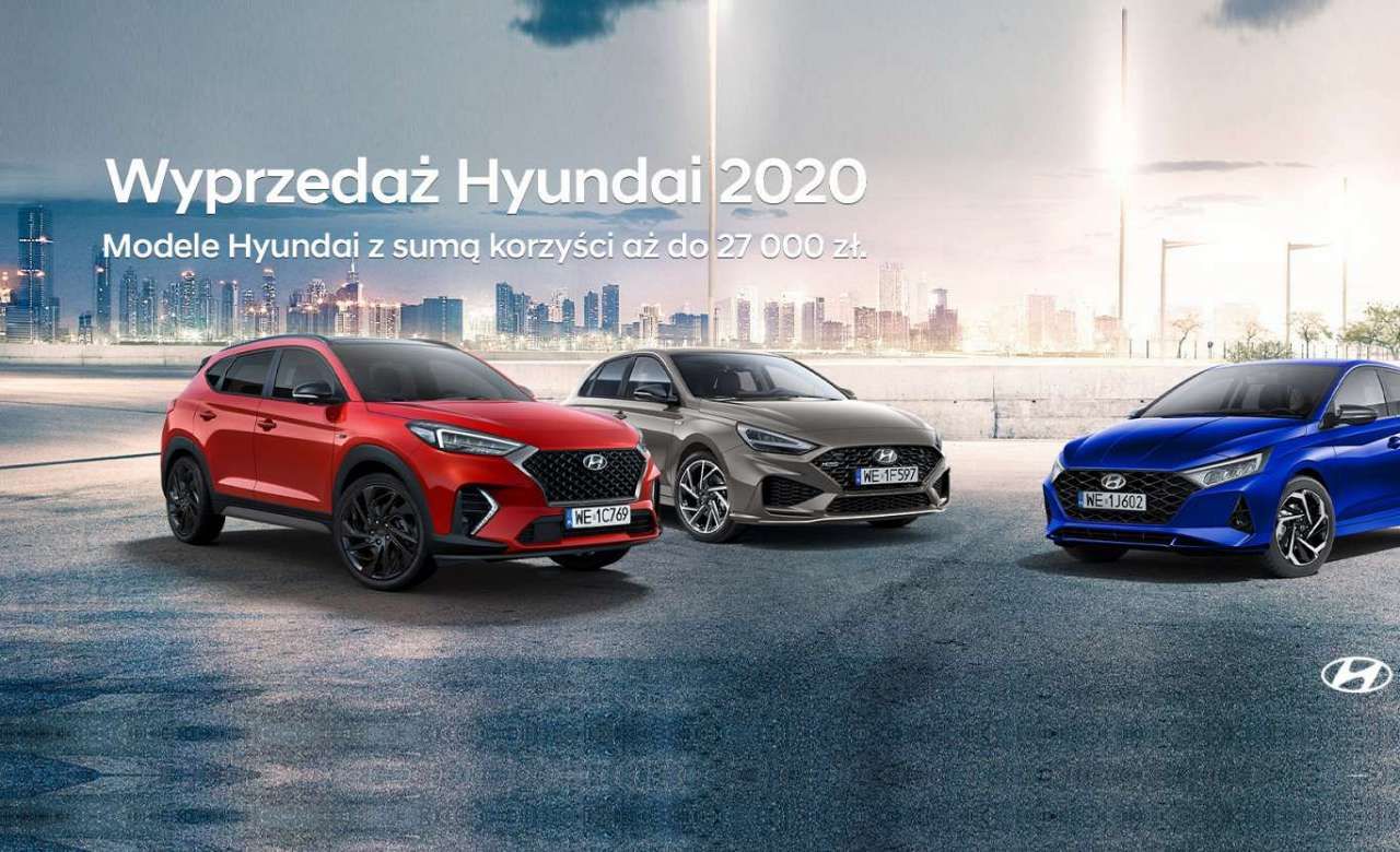 NOWA OFERTA WYPRZEDAŻY ROCZNIKA 2020 MODELI HYUNDAI GRUPA GEZET